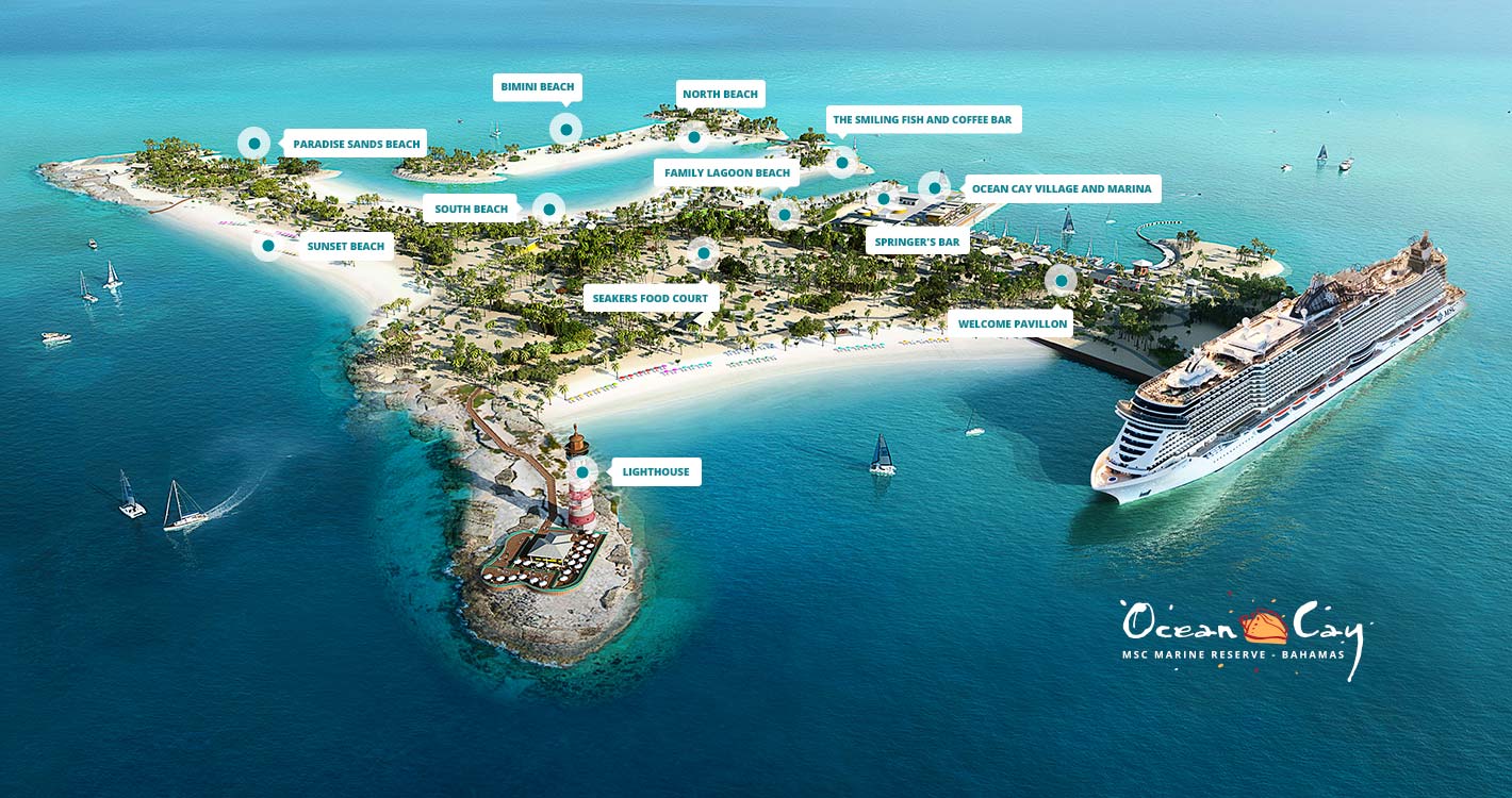 Crociera a Ocean Cay Marine Reserve, Bahamas | MSC Crociere